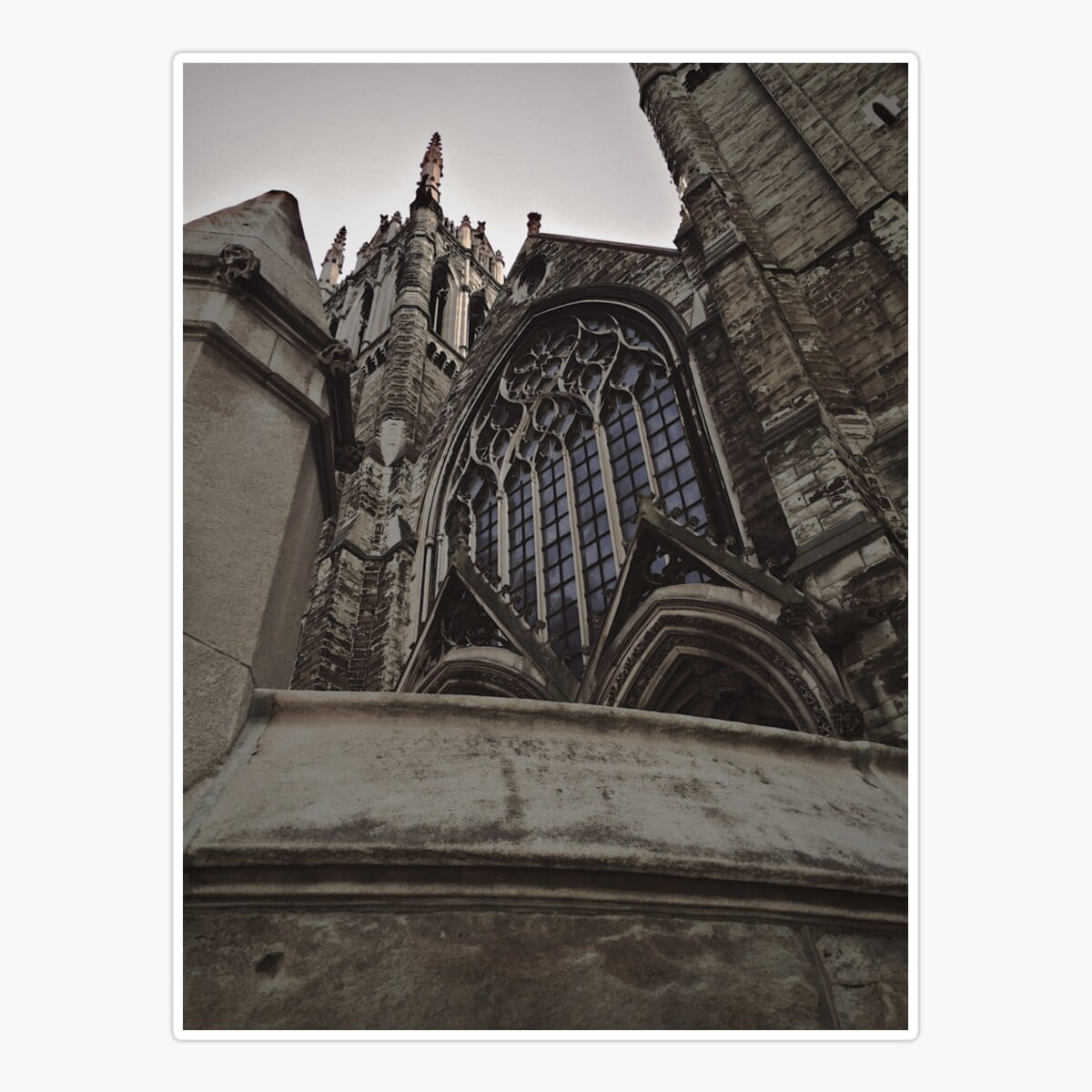 Onim Gothic Castle Dark Academia Sticker, Phone Decal Water Bottle ...