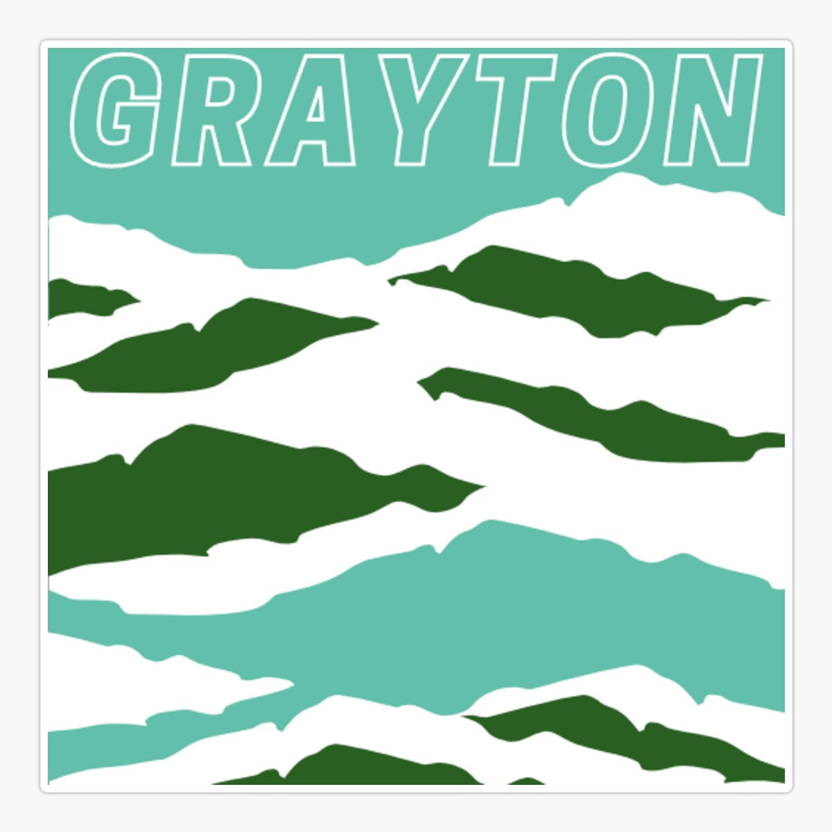 Onim Grayton Beach Logo 30A Sticker, Phone Decal Water Bottle Stickers ...