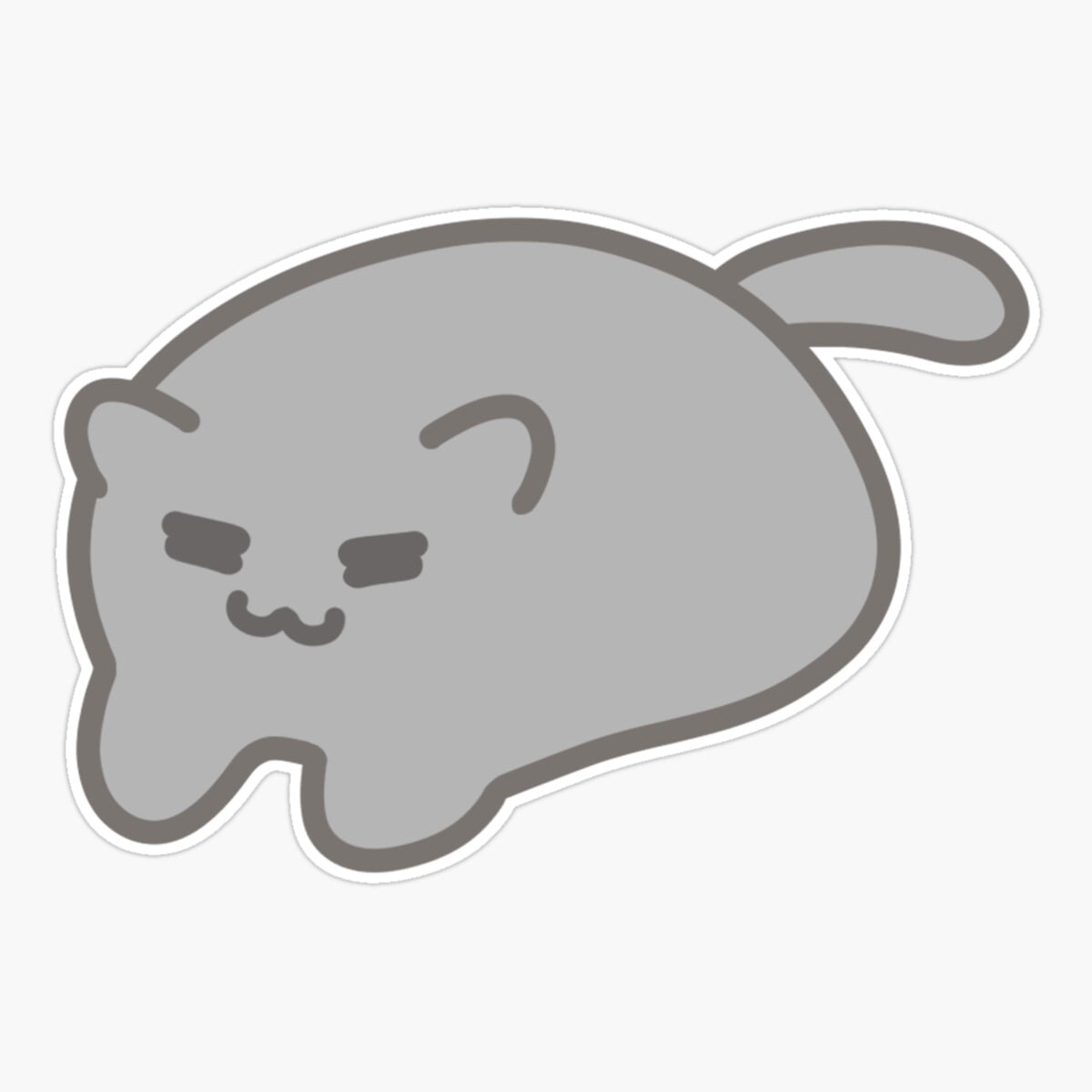 Onim Grey Nyan Sticker, Phone Decal Water Bottle Stickers Car Decals ...