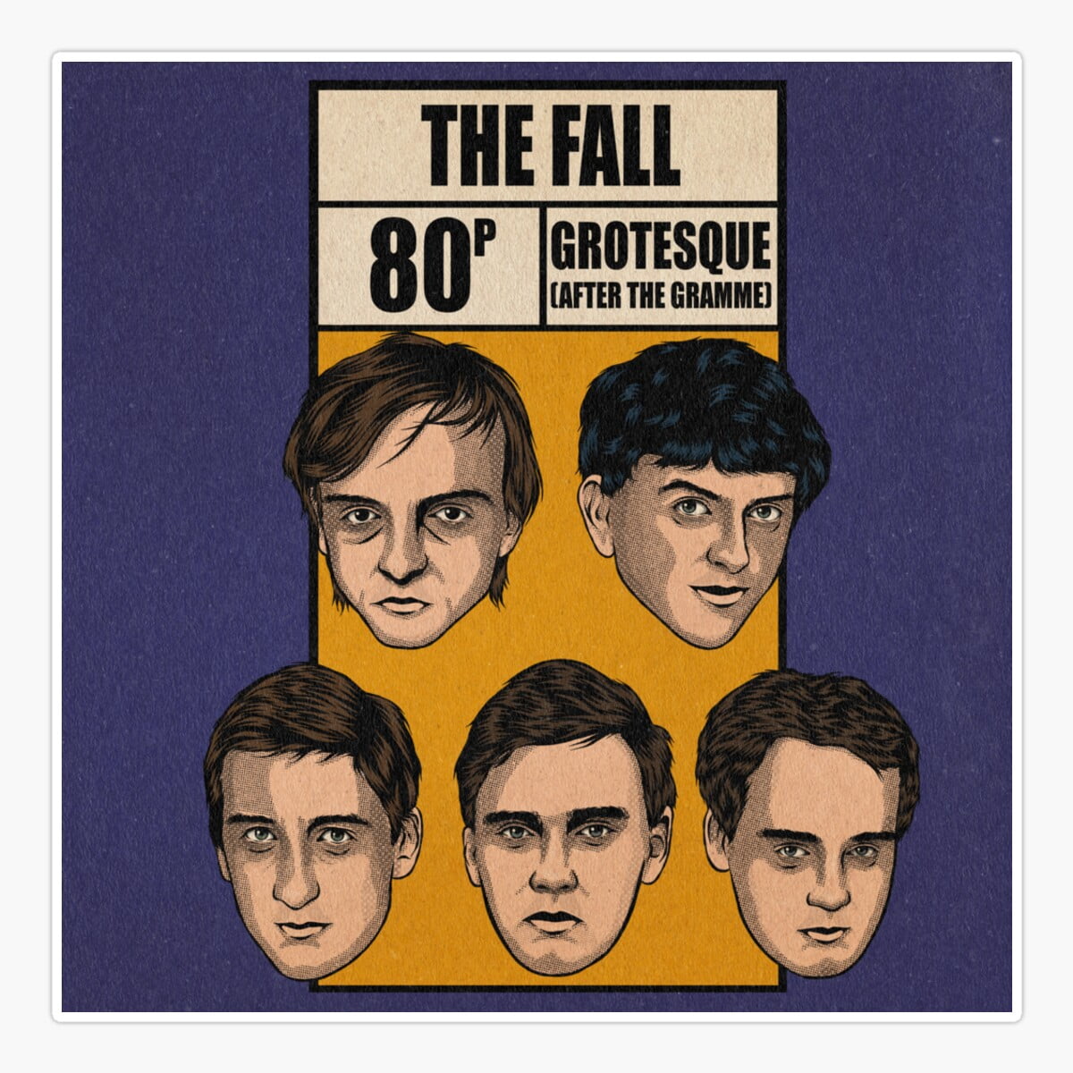 Onim Grotesque Fall Sticker, Phone Decal Water Bottle Stickers Car ...