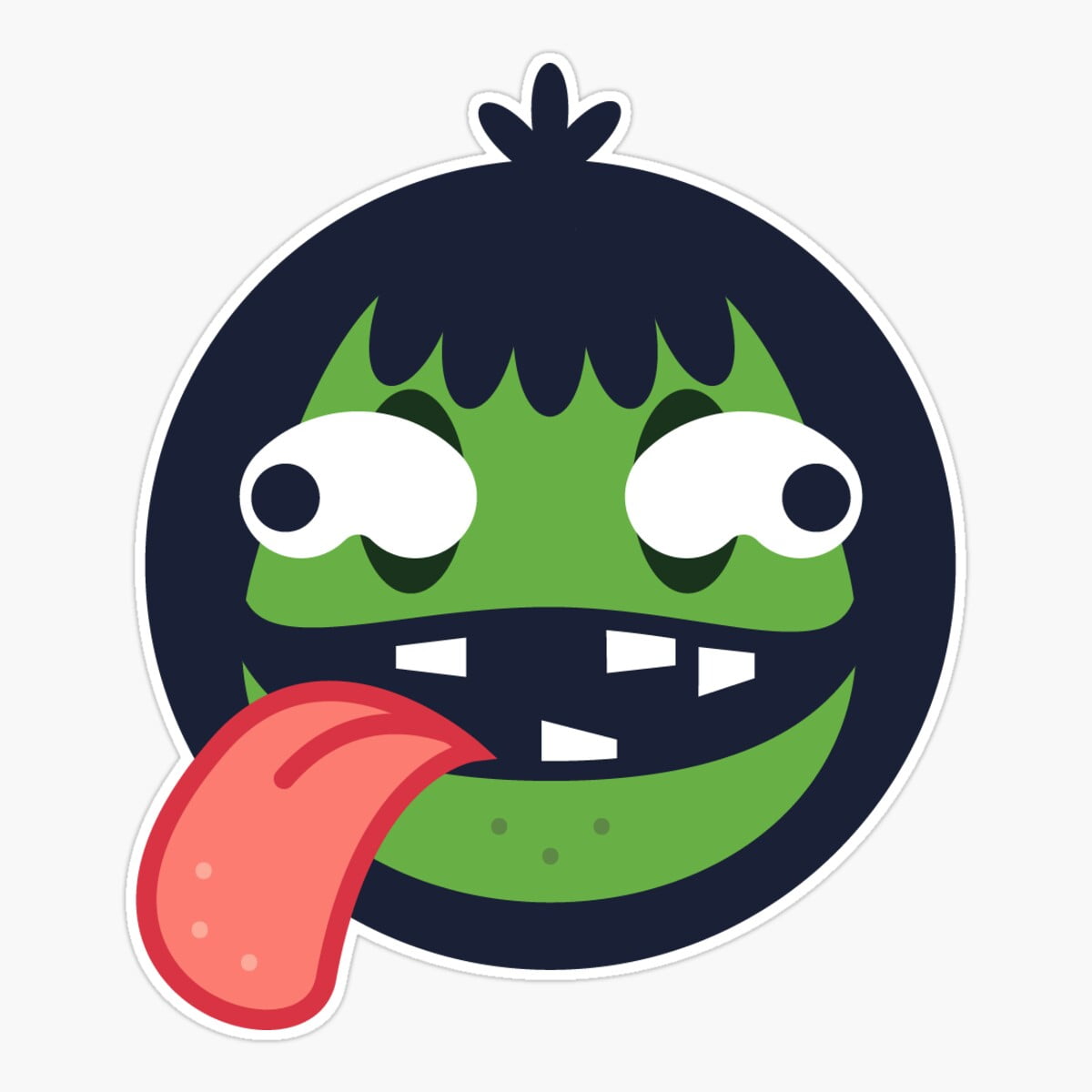 Onim Grubber - Powerpuff Girls - Logo Icon Sticker, Phone Decal Water ...