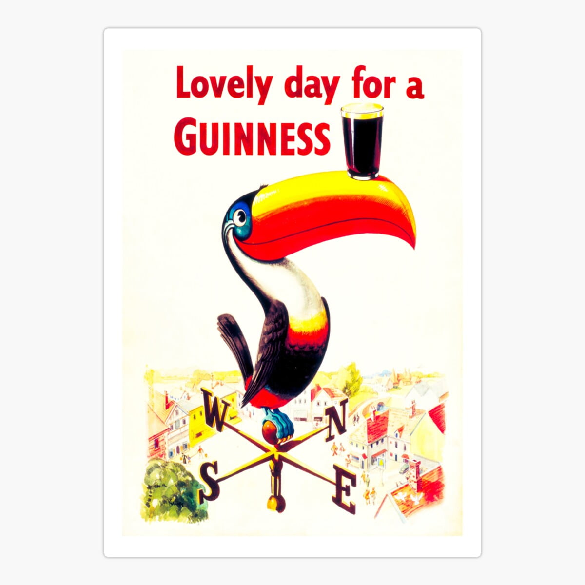 Onim Guinness Toucan , Guinness Alcohol Advertising Poster, Guinness ...