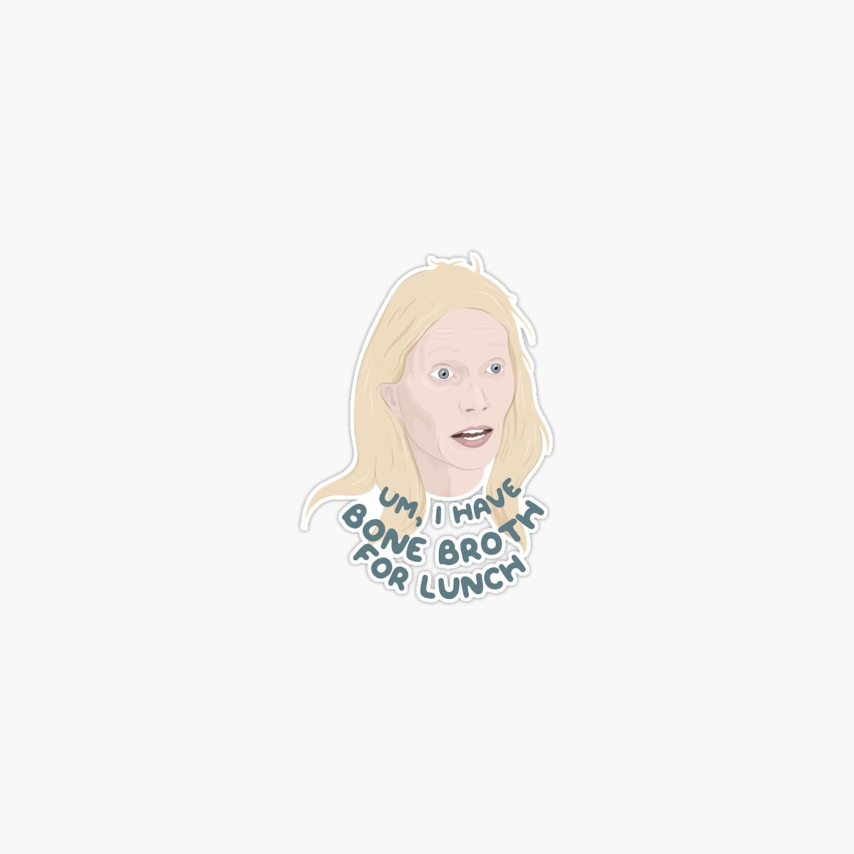 Onim Gwyneth Paltrow Bone Broth Sticker - Walmart.com