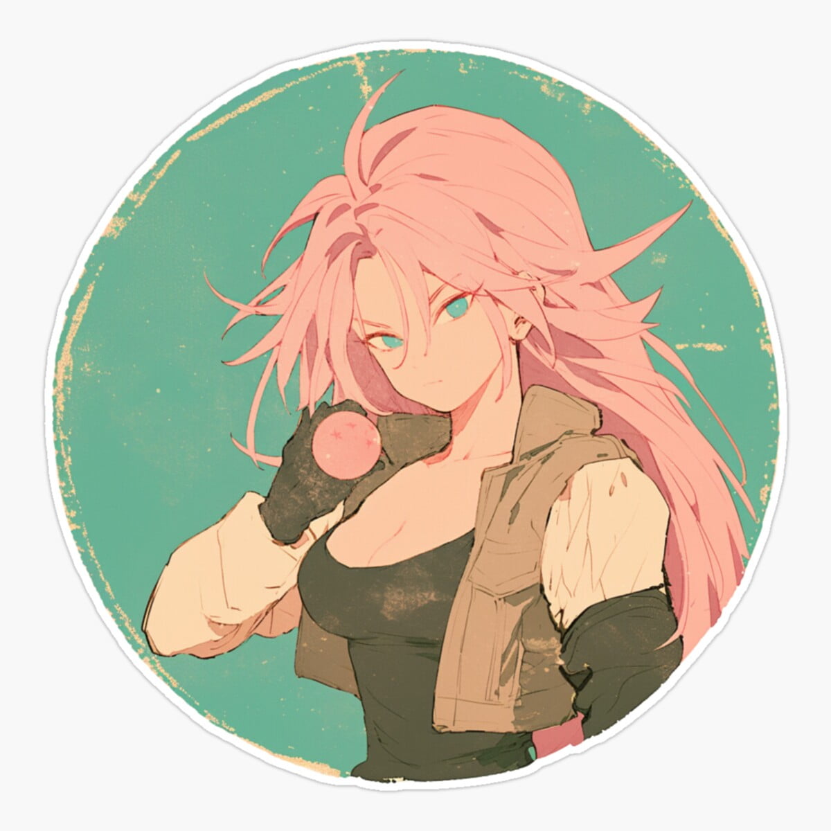 Onim Hair Coraje Sticker, Phone Decal Water Bottle Stickers Car Decals ...