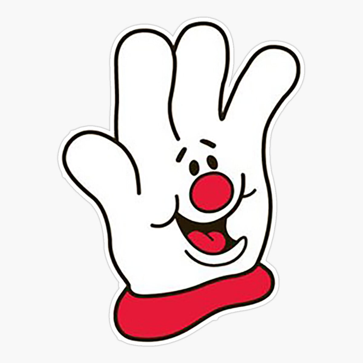 Onim Hamburger Helper Hand - Retro Brands - Stickers Sticker, Phone Decal Water Bottle Stickers ...