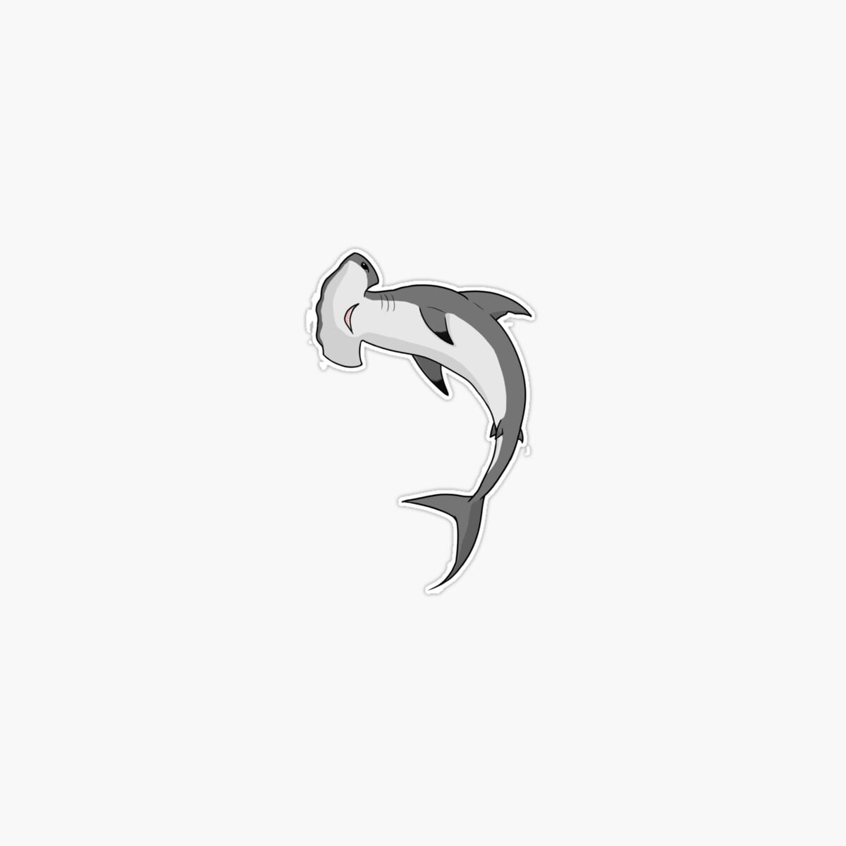 Onim Hammerhead Shark Sticker - Walmart.com
