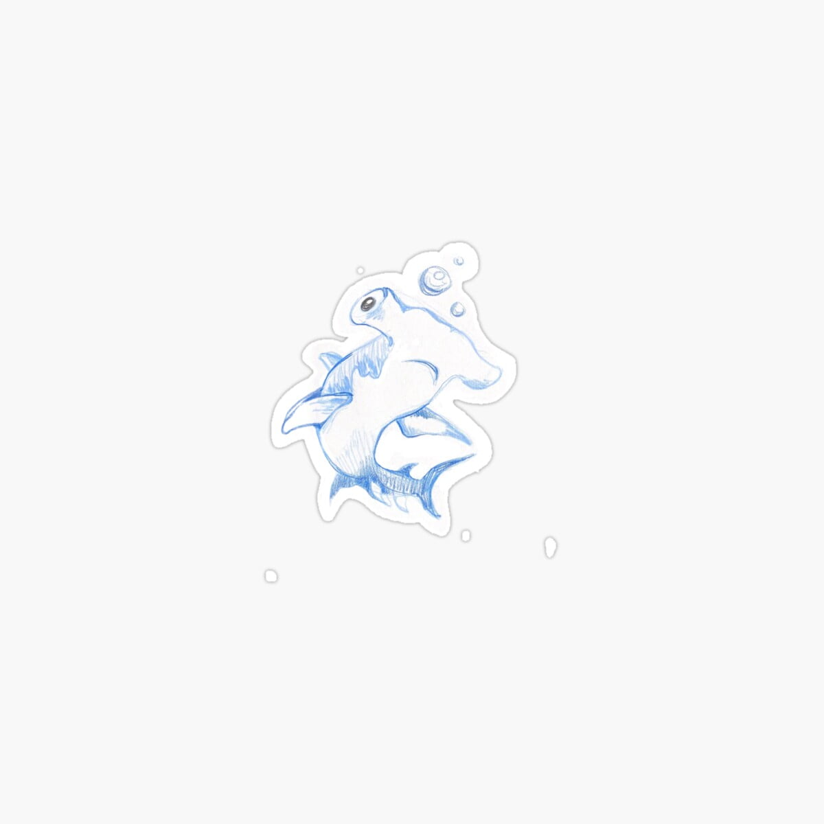 Onim Hammerhead Shark Sticker - Walmart.com