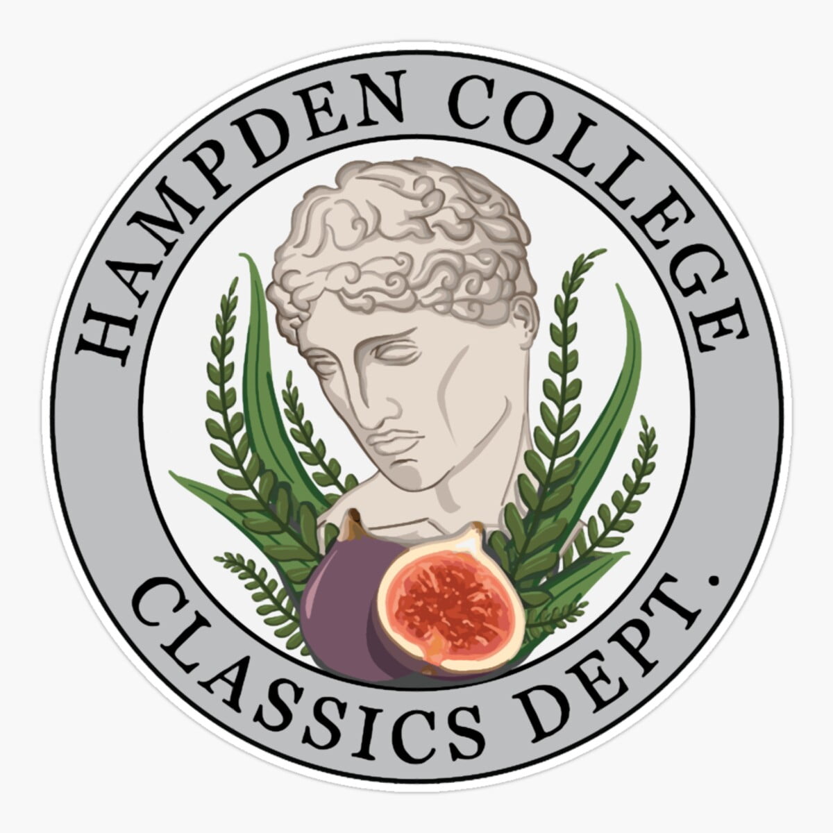 Onim Hampden College S Dept. Sticker, Phone Decal Water Bottle Stickers ...