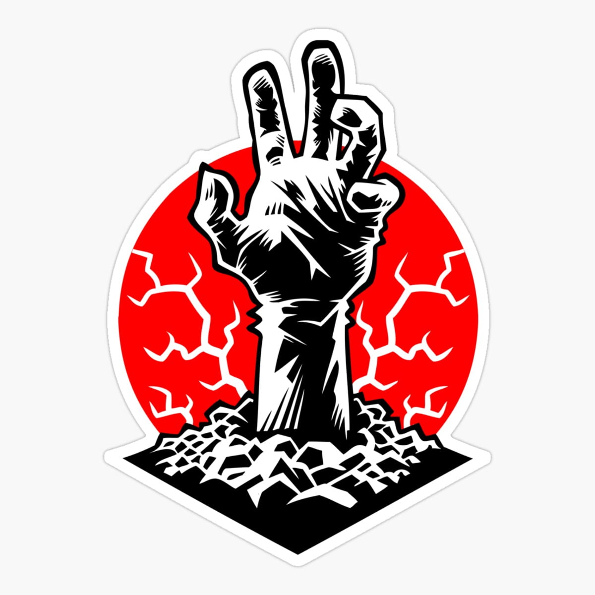 Onim Hand Of Doom Sticker, Phone Decal Water Bottle Stickers Car Decals ...