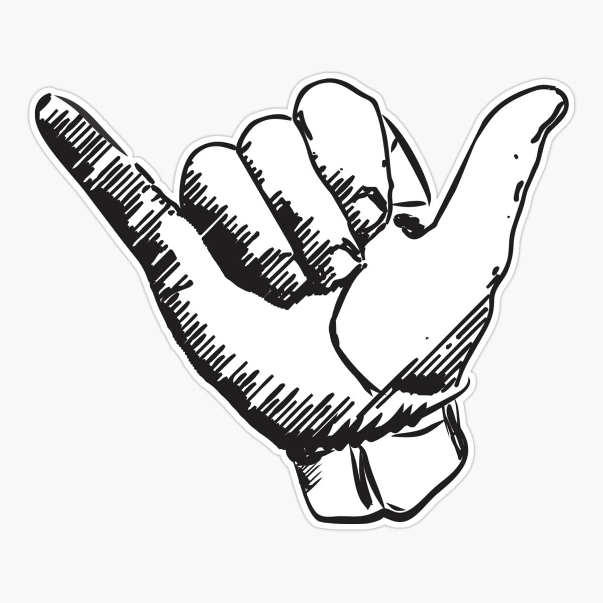 Onim Hang Loose Sticker, Phone Decal Water Bottle Stickers Car Decals ...