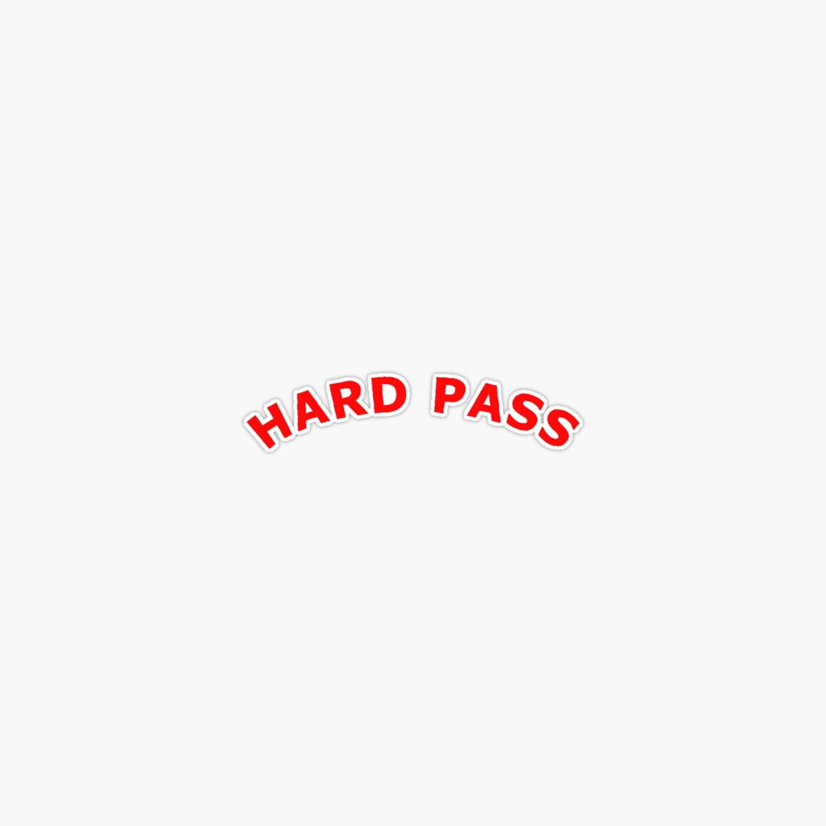 Onim Hard Pass - Red Sticker - Walmart.com