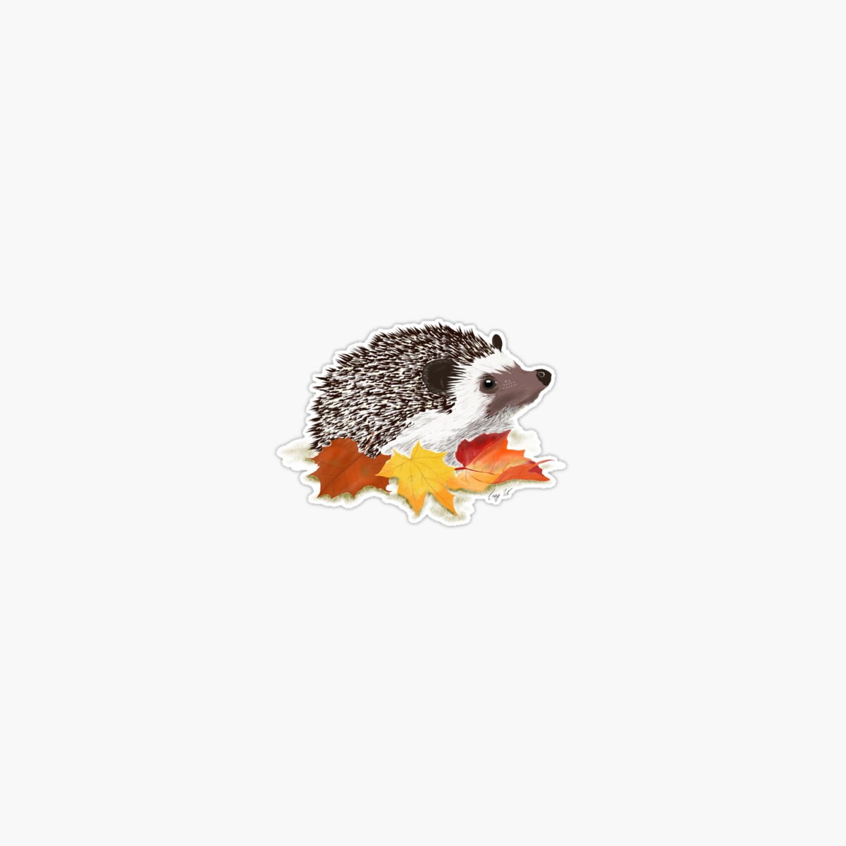 Onim Harold The Australian Hedgehog Sticker, Phone Decal Water Bottle ...