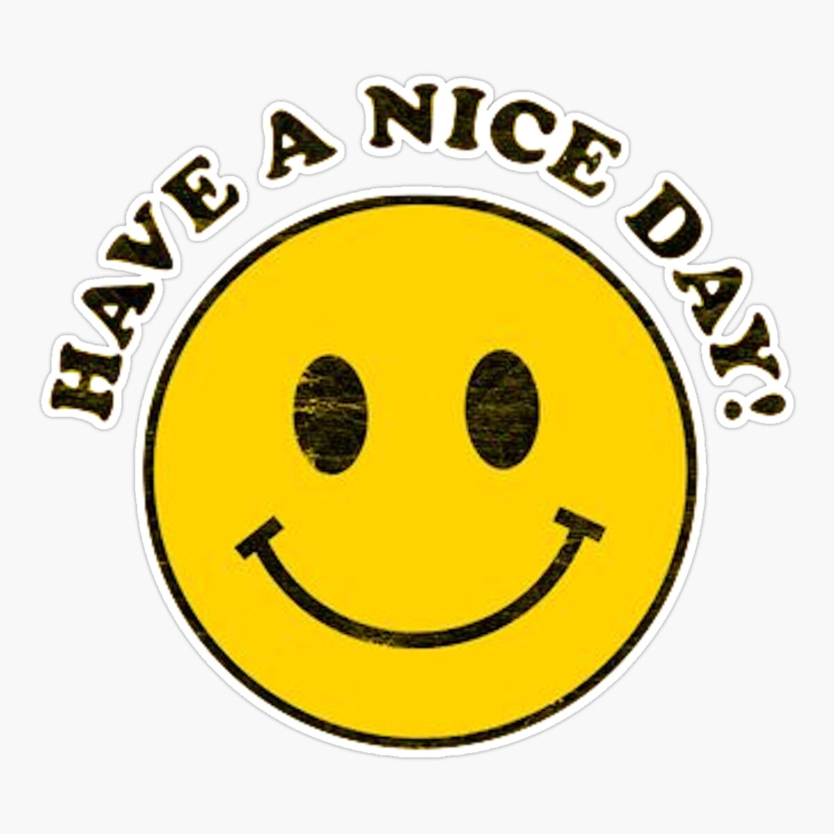 Onim Have A Nice Day Sticker, Phone Decal Water Bottle Stickers Car ...