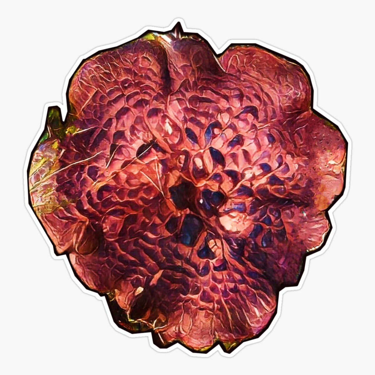 Onim Hawk'S Wing Mushroom Sticker, Phone Decal Water Bottle Stickers ...