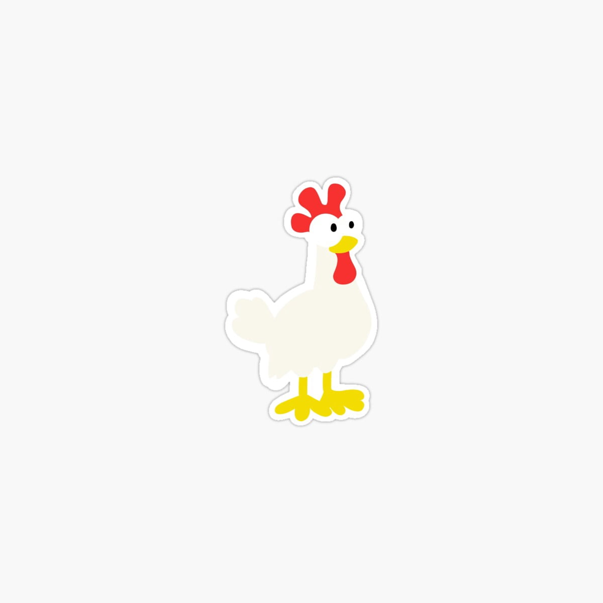 Onim Hay Day Chicken Sticker - Walmart.com
