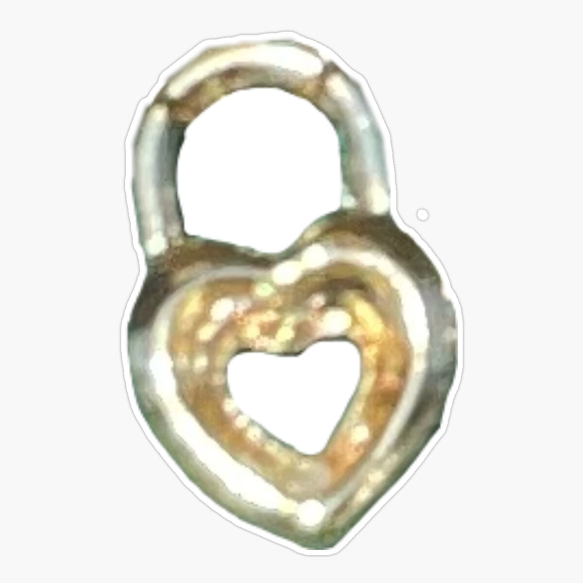 Onim Heart Lock Sticker, Phone Decal Water Bottle Stickers Car Decals ...