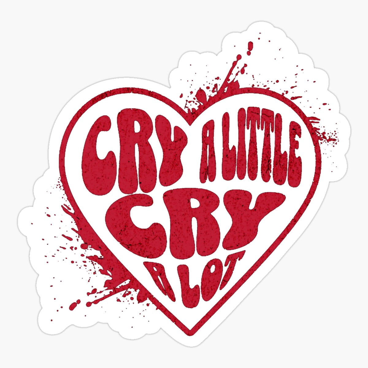 Onim Heartbreak Feels So Good Sticker, Phone Decal Water Bottle ...