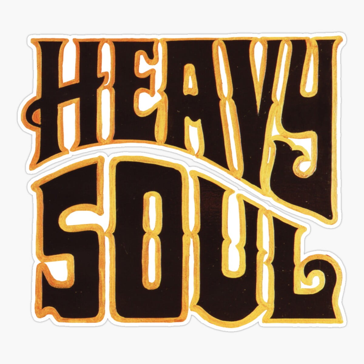 Onim Heavy Soul Sticker, Phone Decal Water Bottle Stickers Car Decals ...