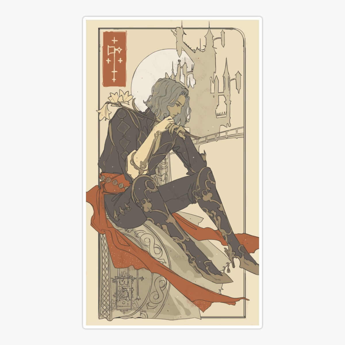 Onim Hector 01 Sticker, Phone Decal Water Bottle Stickers Car Decals ...