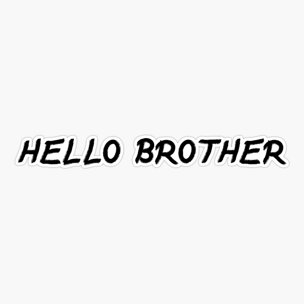 Onim Hello Brother Tvd Sticker Sticker, Phone Decal Water Bottle ...