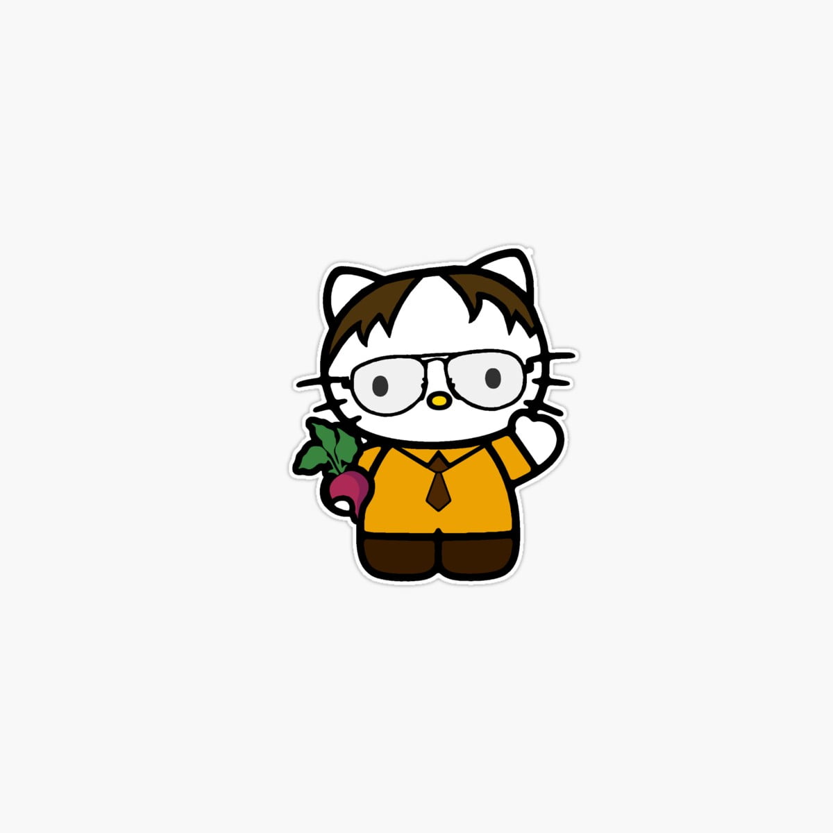 Onim Hello Dwight Sticker, Phone Decal Water Bottle Stickers Car Decals ...