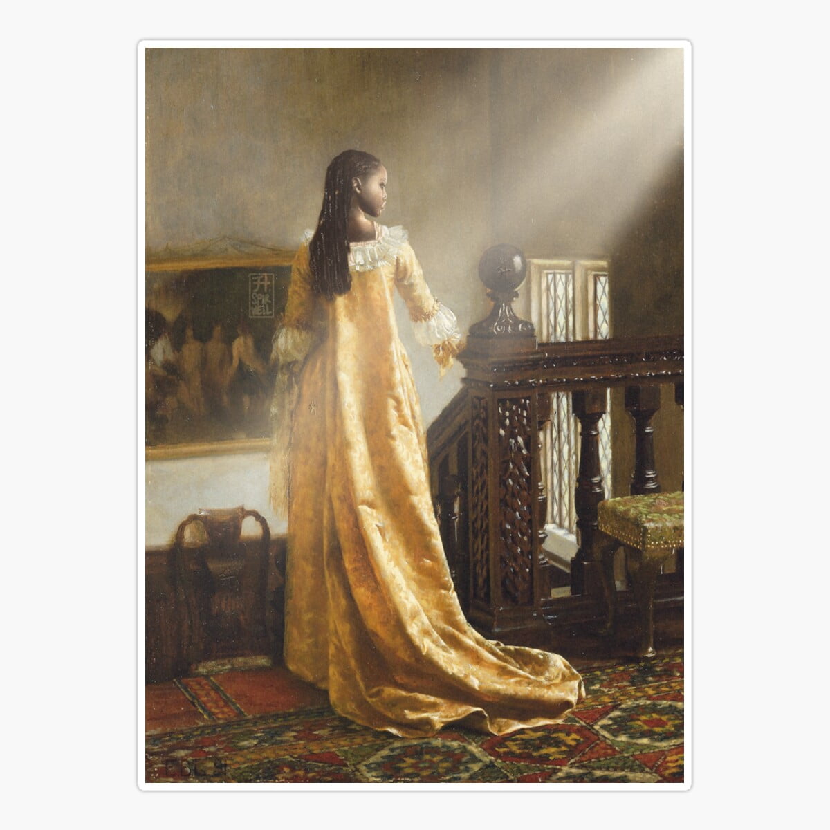 Onim Her Golden Heart, (The Tragic Midas) Sticker, Phone Decal Water ...