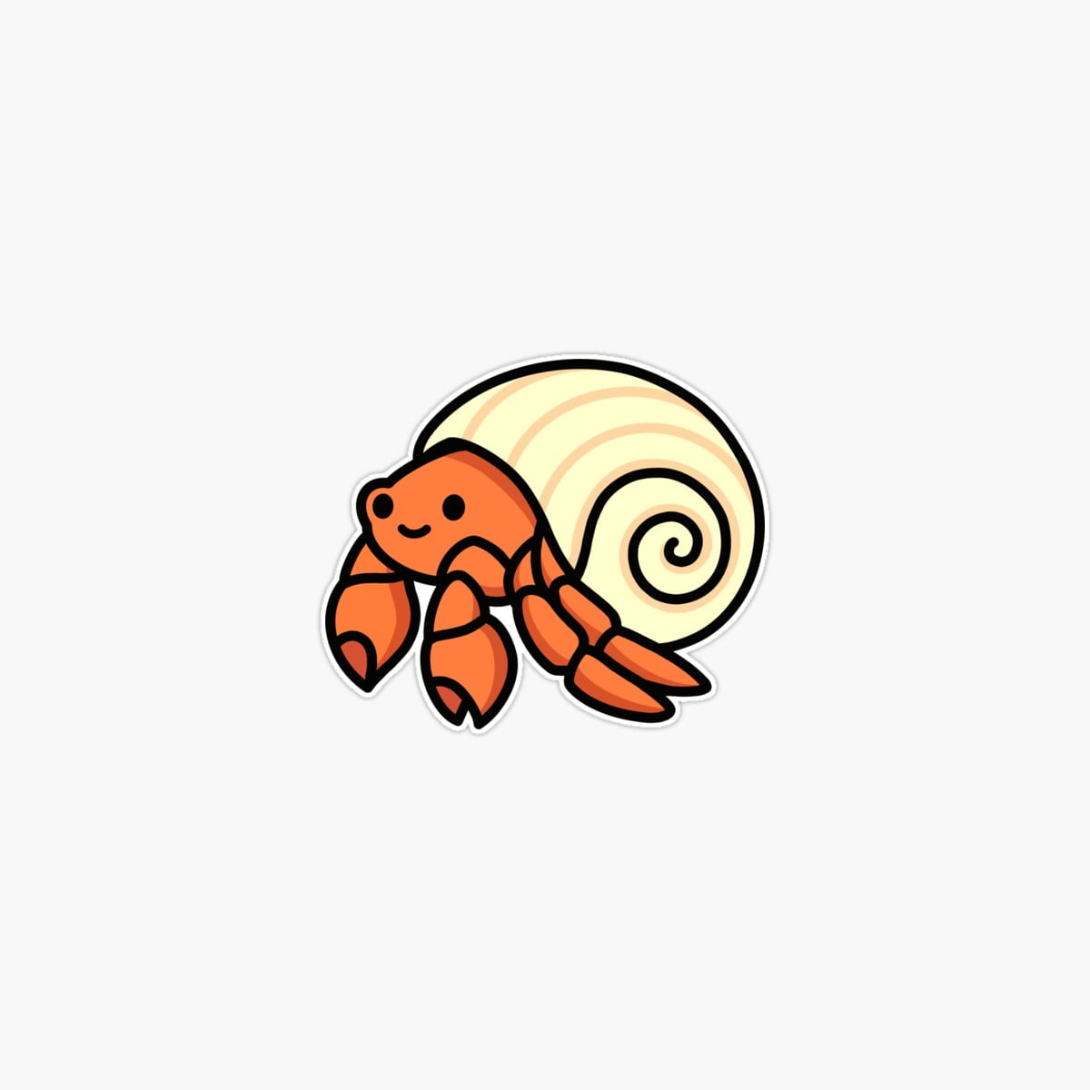 Onim Hermit Crab Sticker - Walmart.com