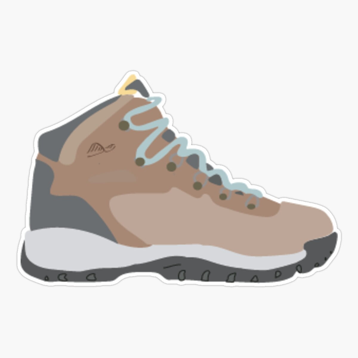 Onim Hiking Boot Sticker, Phone Decal Water Bottle Stickers Car Decals ...