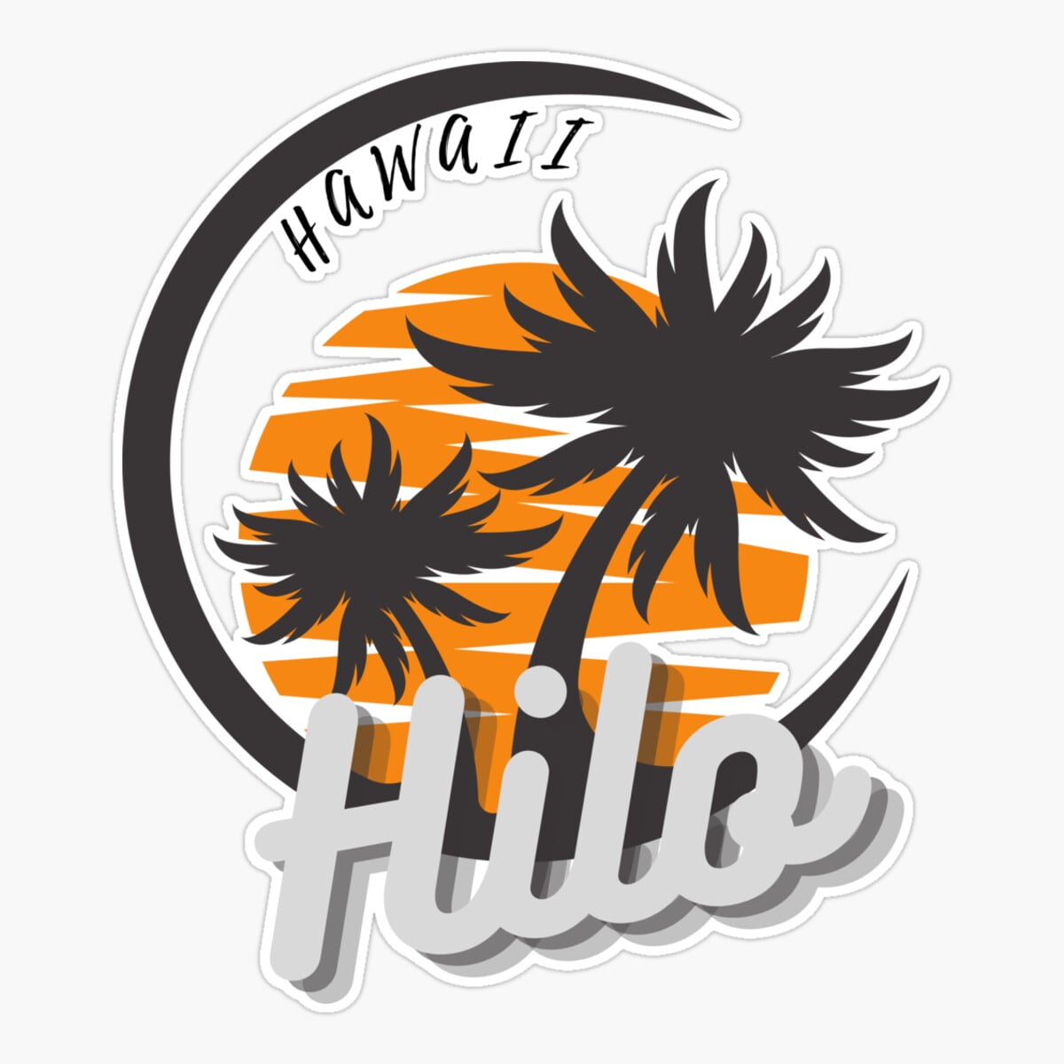 Onim Hilo Hawaii, Hawaii, Aloha, Hilo, Summer, Vacation Sticker, Phone ...