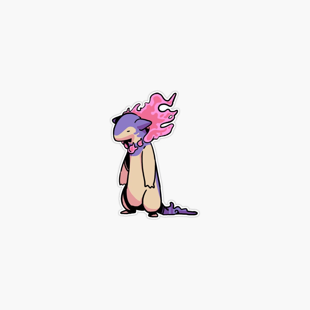 Onim Hisuian Typhlosion Sticker, Phone Decal Water Bottle Stickers Car ...