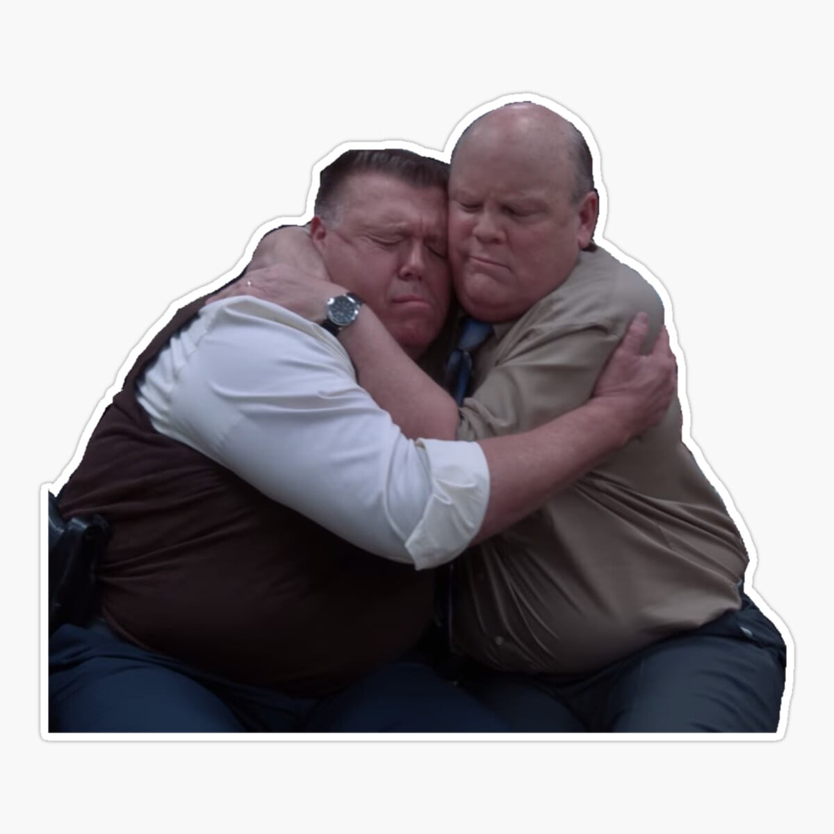 Onim Hitchcock And Scully Hugging Sticker, Phone Decal Water Bottle ...