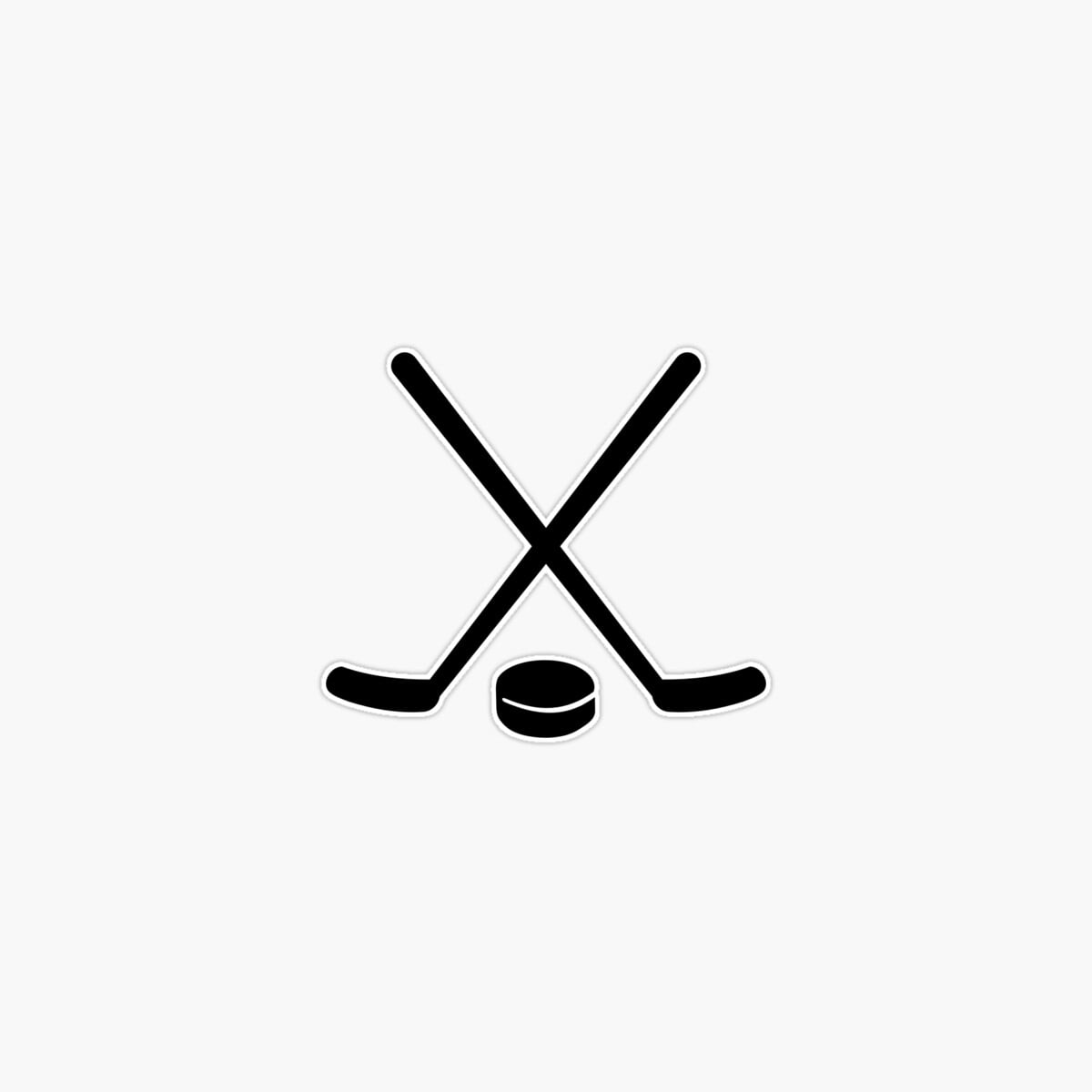 Onim Hockey Sticks Puck Sticker, Phone Decal Water Bottle Stickers Car ...