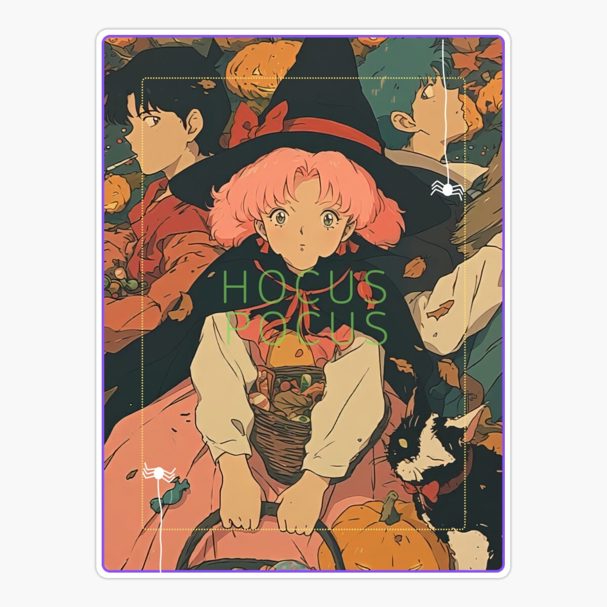 Onim Hocus Pocus Sticker, Phone Decal Water Bottle Stickers Car Decals ...