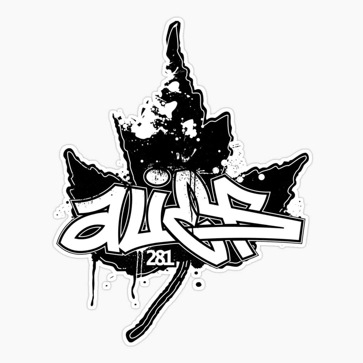 Onim Classic Alief Design Sticker, Phone Decal Water Bottle Stickers ...