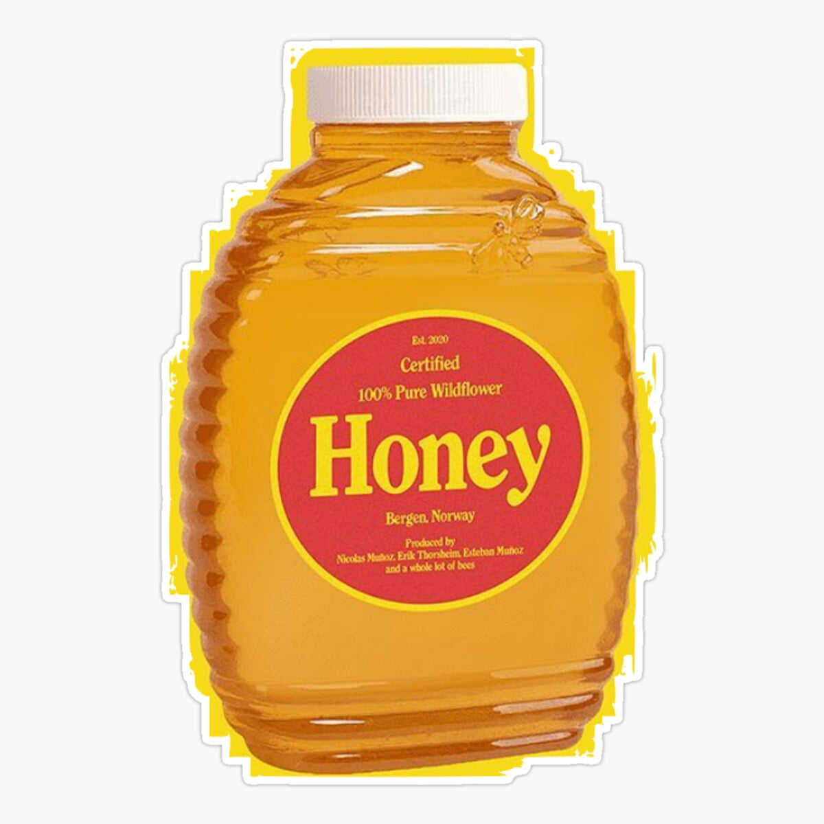 Onim Honey By Boy Pablo Sticker, Phone Decal Water Bottle Stickers Car ...