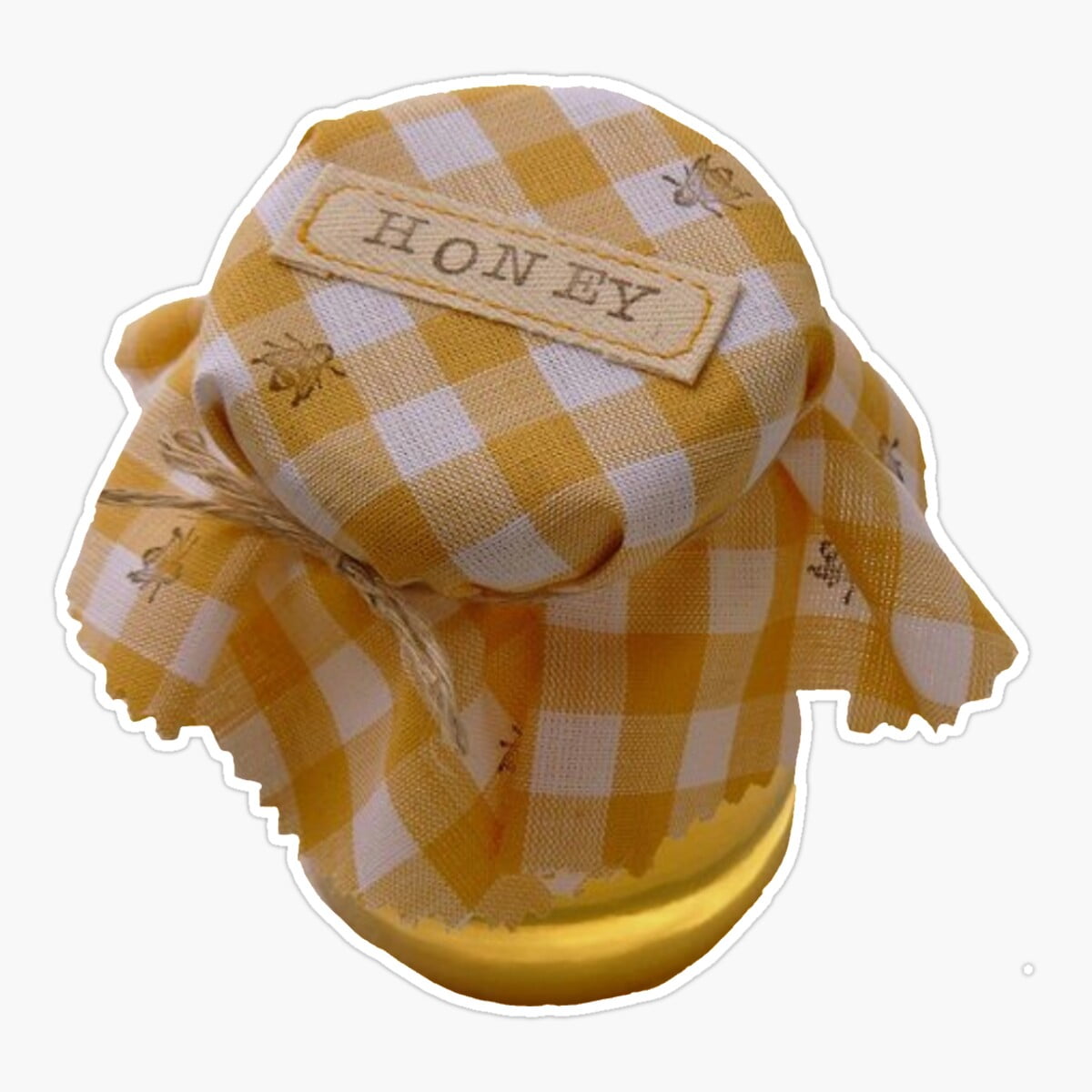 Onim Honey Jar Sticker, Phone Decal Water Bottle Stickers Car Decals ...