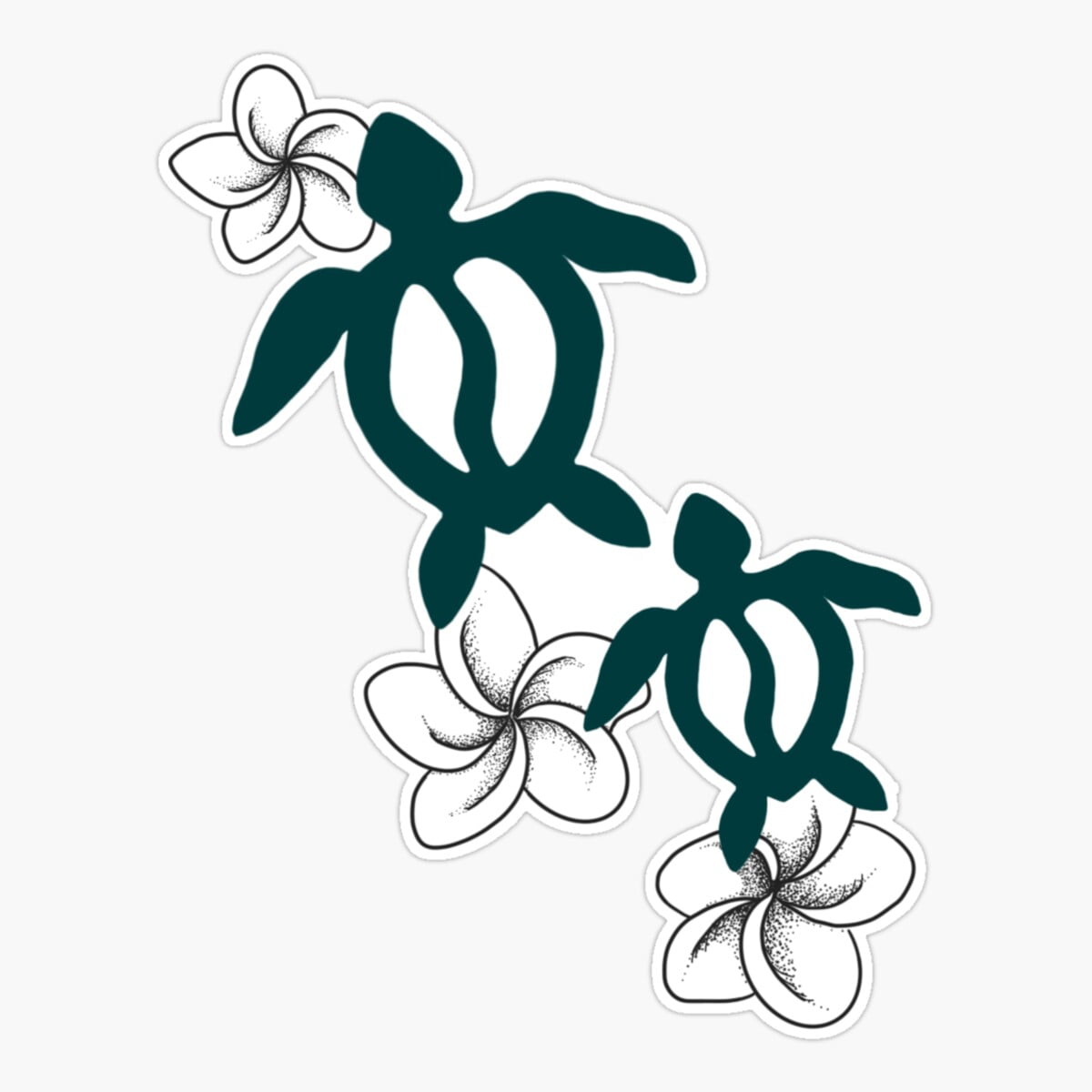 Onim Honu (Transparent) Sticker, Phone Decal Water Bottle Stickers Car ...