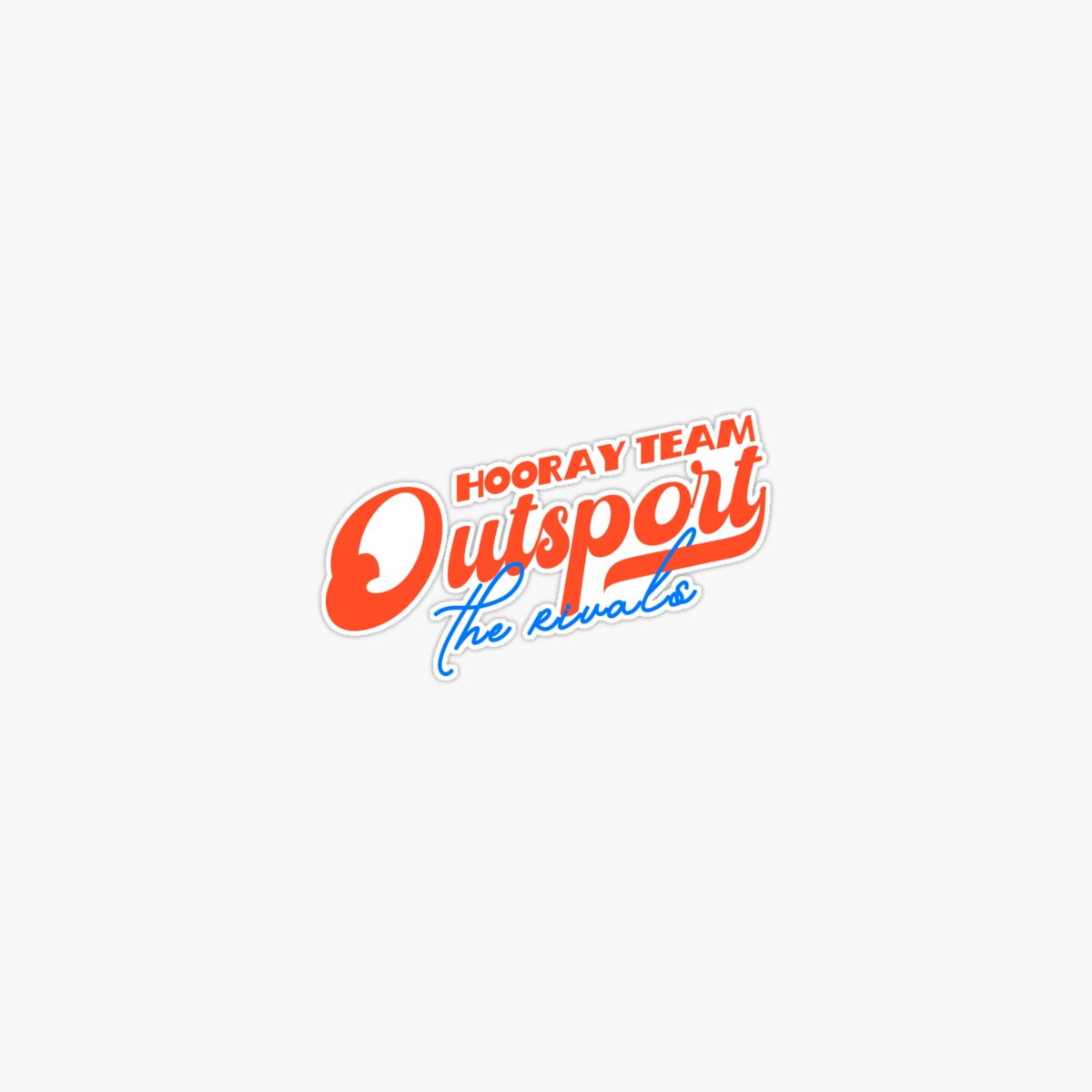 Onim Hooray Team! Outsport The Rivals Sticker, Phone Decal Water Bottle ...