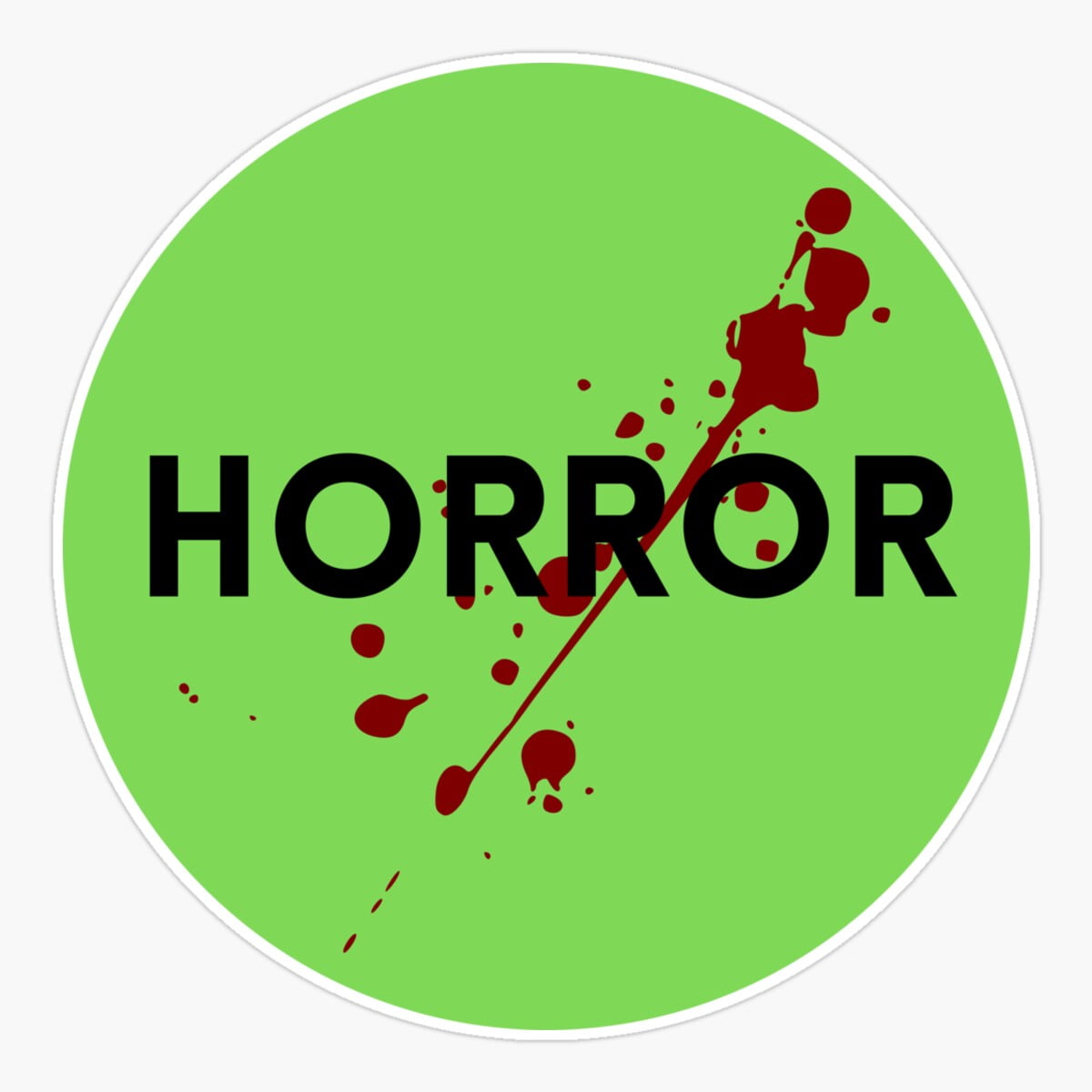 Onim Horror Vhs Sticker, Phone Decal Water Bottle Stickers Car Decals ...