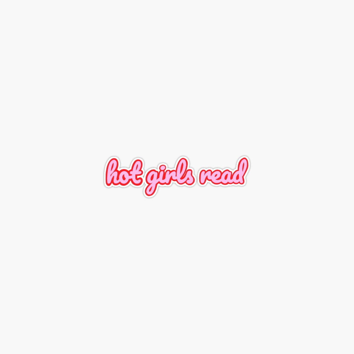 Onim Hot Girls Read Sticker, Phone Decal Water Bottle Stickers Car ...