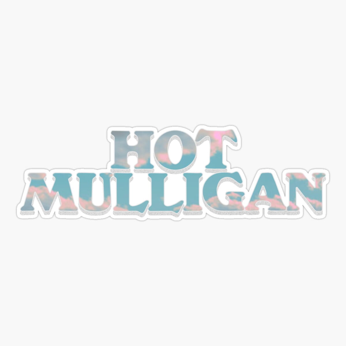 Onim Hot Mulligan Sky Logo Sticker, Phone Decal Water Bottle Stickers ...