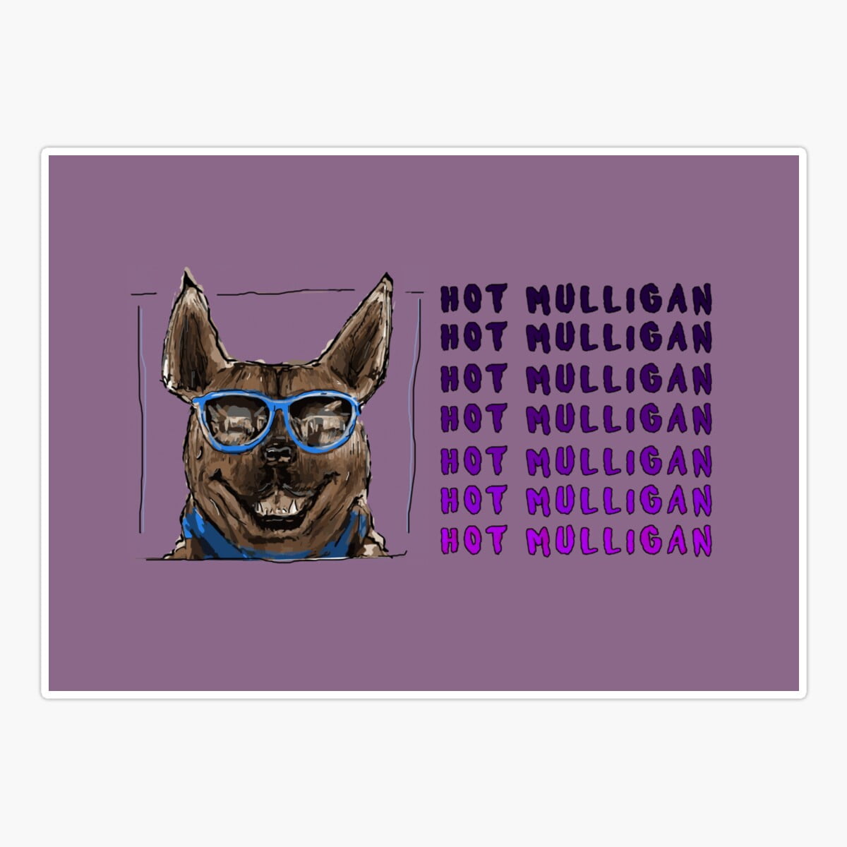 Onim Hot Mulligan Split Sticker, Phone Decal Water Bottle Stickers Car ...
