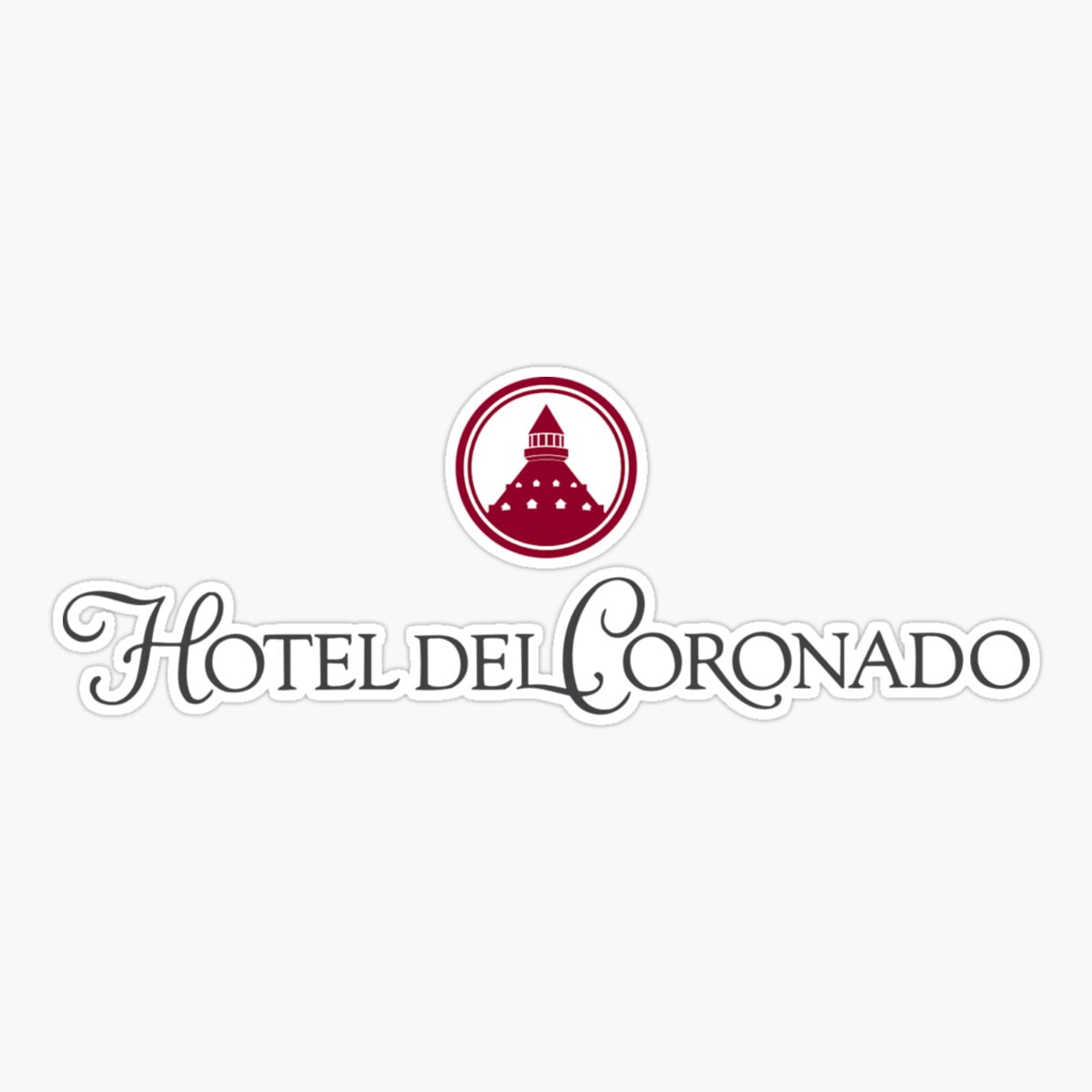 Onim Hotel Del Coronado, Coronado, California Sticker, Phone Decal ...