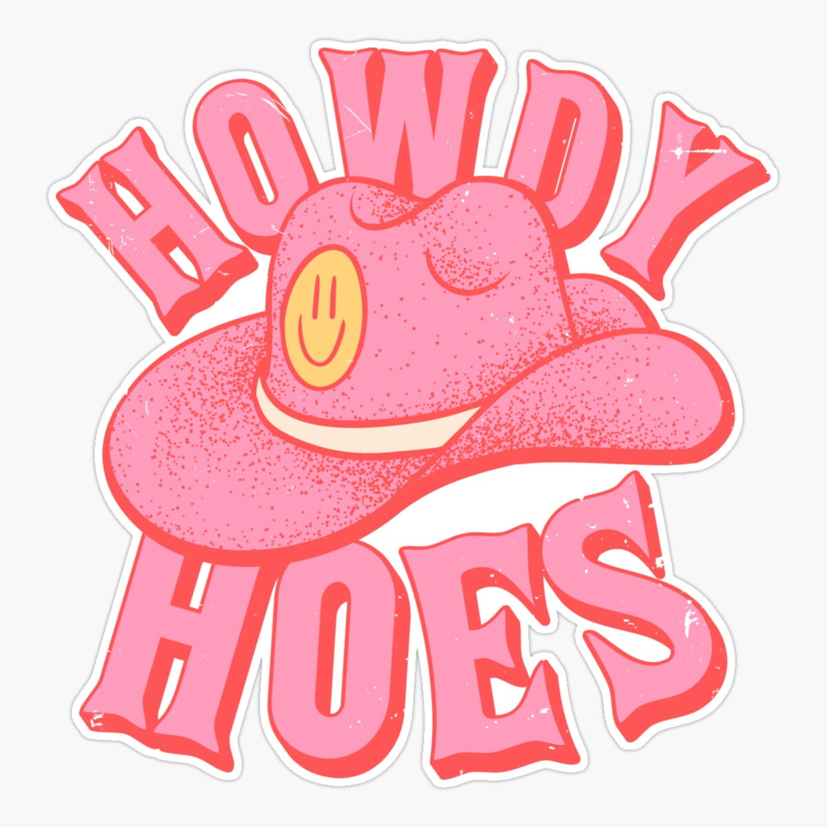 Onim Howdy Hoes | Pink Cowboy Cowgirl Rodeo Hat Preppy Aesthetic | Meme ...