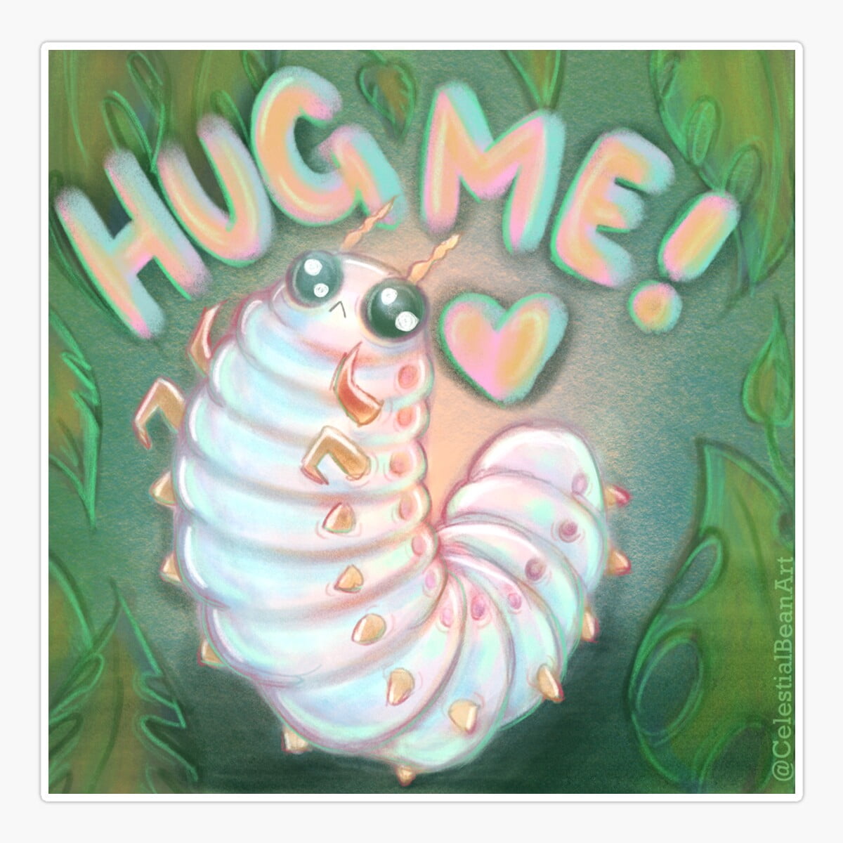 Onim Hug Me Sticker, Phone Decal Water Bottle Stickers Car Decals ...