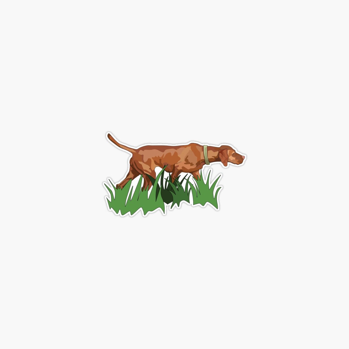 Onim Hungarian Vizsla Dog Sticker, Phone Decal Water Bottle Stickers ...