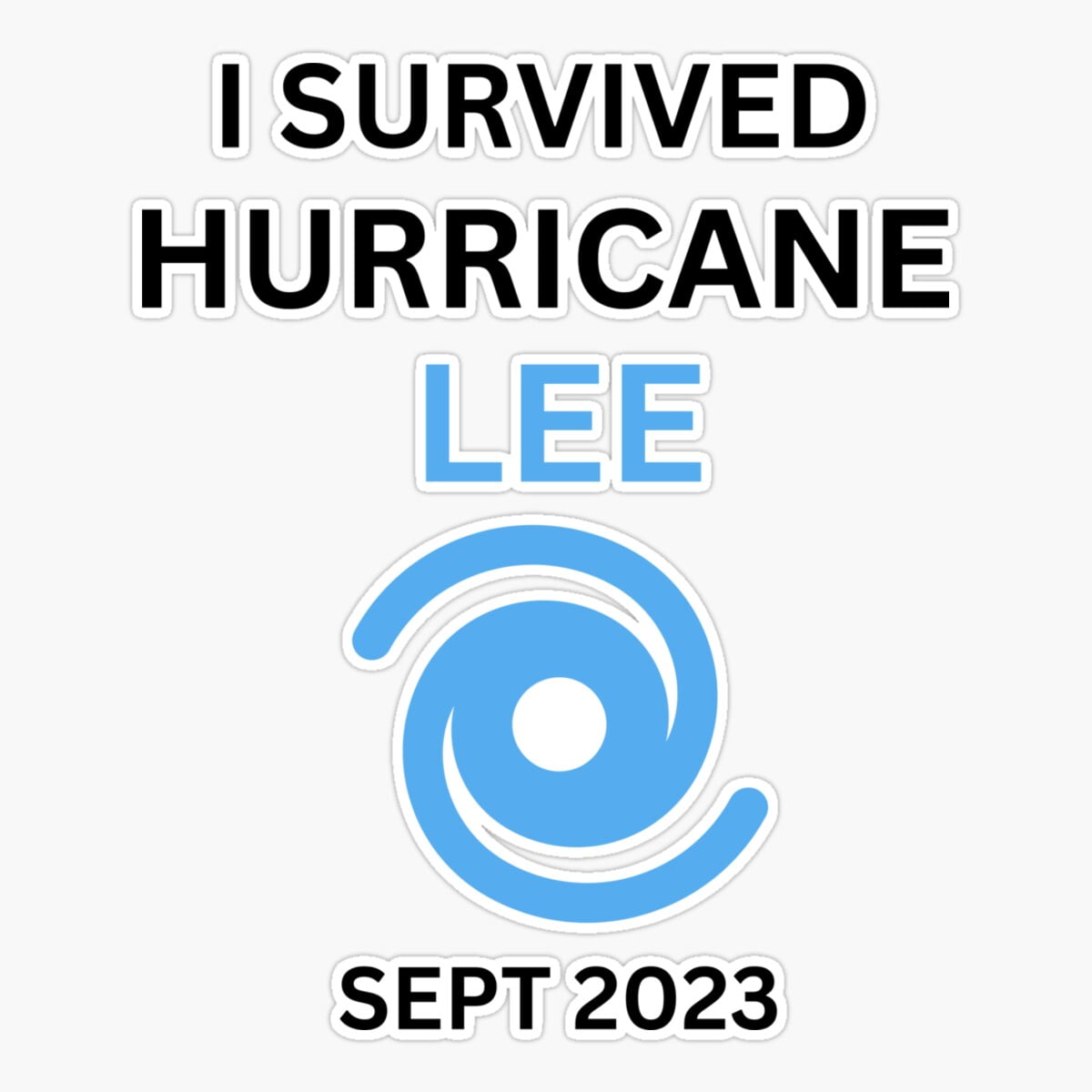 Onim Hurricane Lee Sticker, Phone Decal Water Bottle Stickers Car ...
