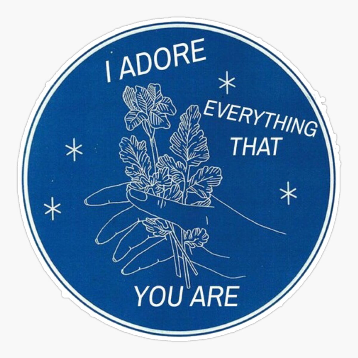 Onim I Adore You Sticker, Phone Decal Water Bottle Stickers Car Decals ...