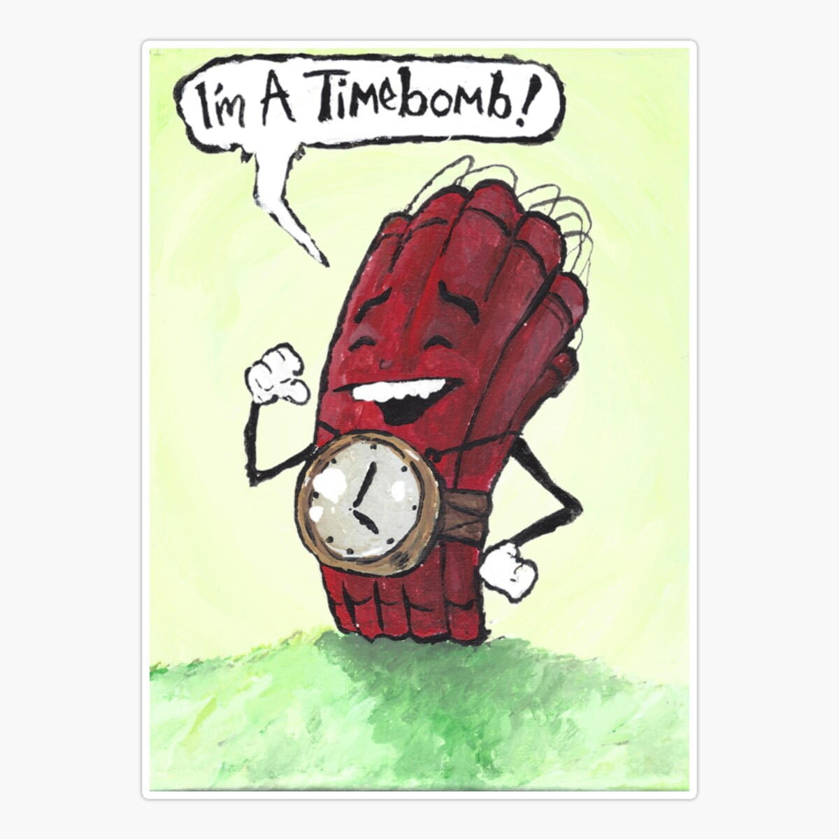 Onim I Am A Timebomb Sticker, Phone Decal Water Bottle Stickers Car ...