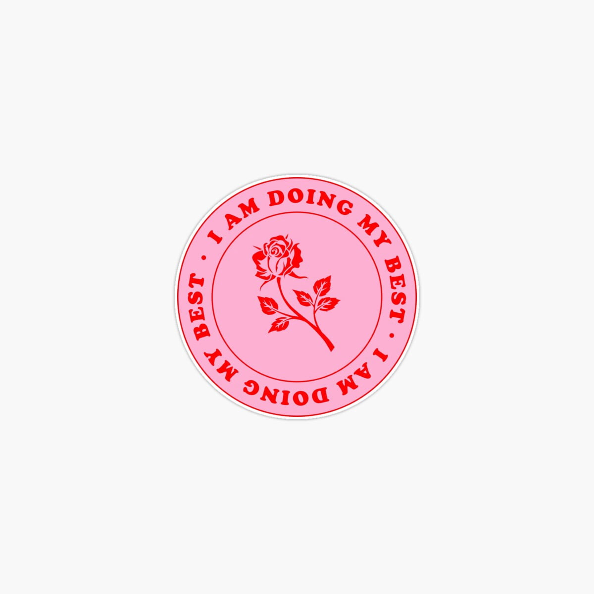 Onim I Am Doing My Best Sticker, Phone Decal Water Bottle Stickers Car ...